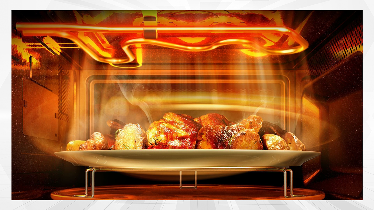 Dawlance Microwave Oven DW 395 HCG Grill Cooking Auto Cook Menu 25 Lit ...