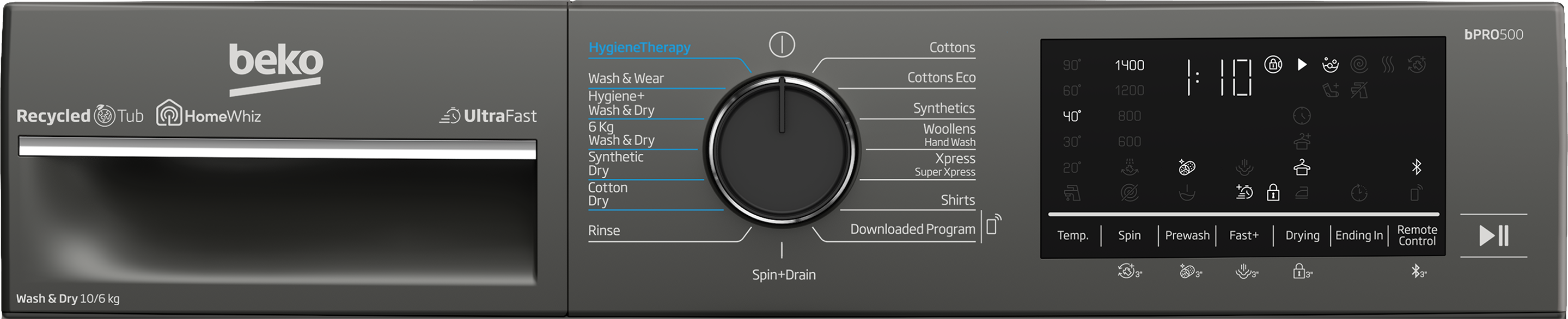 BWD 200 | Freestanding Washer Dryer (10 kg / 6 kg, 1400 rpm) | BEKOGLOBAL