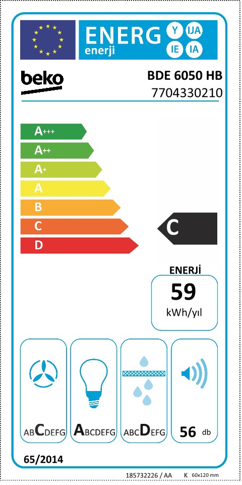 BDE 6050 HB | Duvar Tipi Davlumbaz | Ankastre | Beko Türkiye